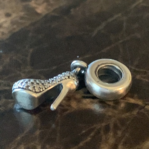 Pandora | Jewelry | Authentic Pandora Pave Sparkling Stiletto Dangle ...